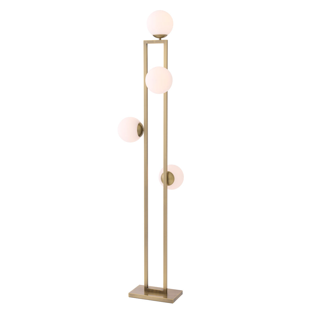 Floor Lamp Pascal light brushed brass finish – Eichholtz - Long Island